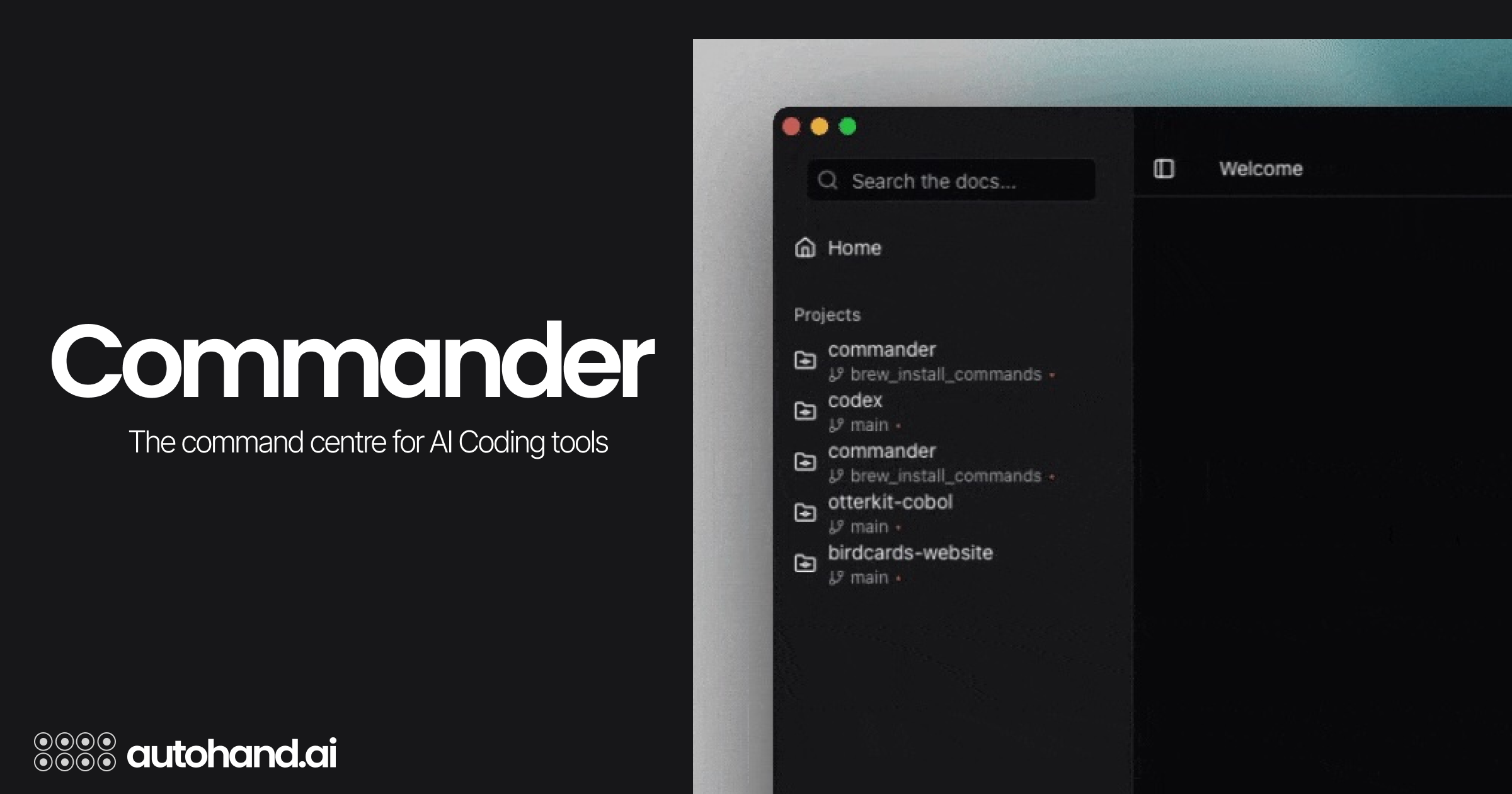 Commander - Multi-Agent Command Interface | Autohand